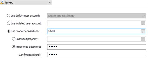 Application Pool Identity