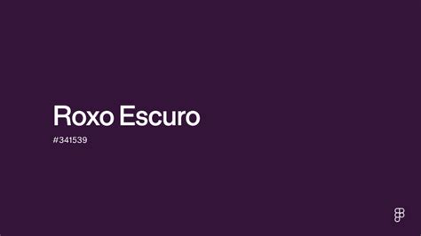 Cor Roxo Escuro Código Hex Paletas E Significado Figma