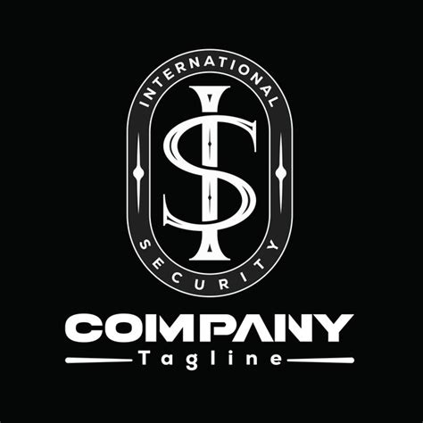 Premium Vector International Security Logo Design