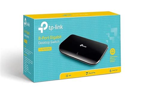 Tp Link 8 Port Gigabit Ethernet Unmanaged Switch Plug And Play Desktop Buy Tp Link 8 Port