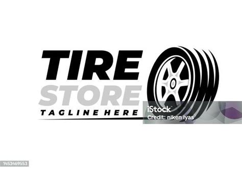 타이어 로고 디자인 자동차 자동차 쇼룸 자동차 딜러 로고 디자인 벡터 타이어에 대한 스톡 벡터 아트 및 기타 이미지 타이어