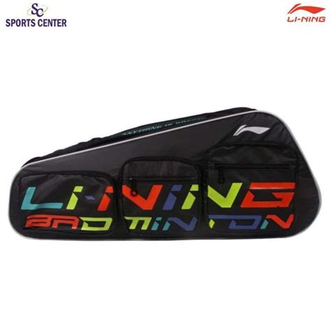 Promo New Tas Badminton Lining 6 In 1 Abds661 Abds 661 Black Diskon 31 Di Seller Sports