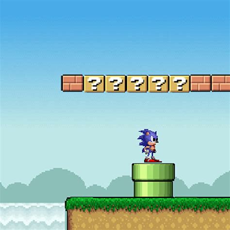 Sonic Scene Maker Comic Flash Game