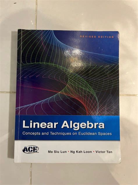 Ma1101r Linear Algebra Textbook Nus Hobbies And Toys Books And Magazines Textbooks On Carousell