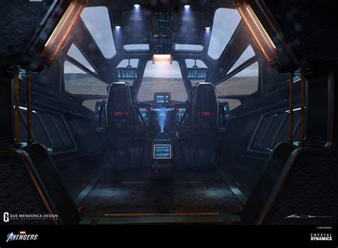 Avengers Quinjet Concept Art