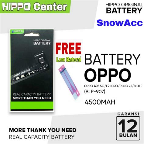 Jual Hippo Baterai OPPO A G F PRO RENO LITE BLP Shopee Indonesia