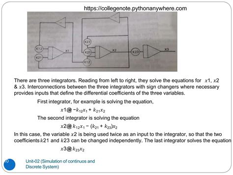 Unit 2 Simulation Of Continuous And Discrete Systempptx