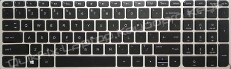 HP T Replacement Laptop Keyboard Keys