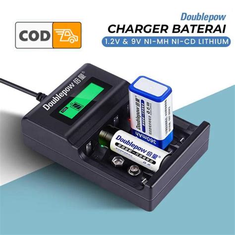 Charger Baterai Aa Aaa Ni Mh Ni Cd V V Lithium Lcd Dengan Indikator Pengisi Daya Cepat Isi