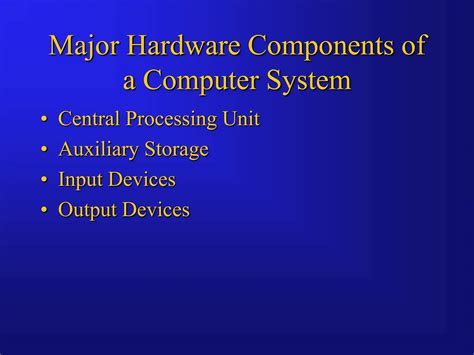 Pc Hardware Components Ppt Slide Week2 Ppt