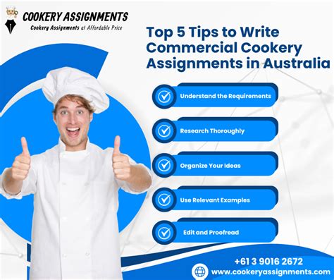 Top 5 Tips To Write Commercial Cookery Assignments In Australia By