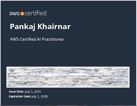 Aws Aipractitioner Awscertified Machinelearning