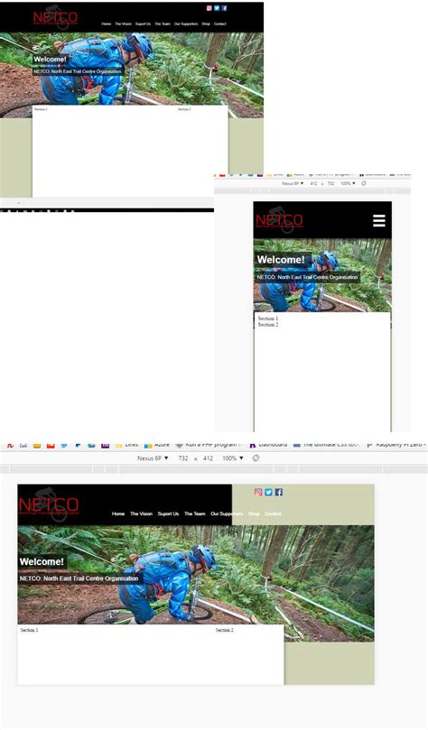 Html Website Doesnt Scale Properly When Switched To Landscape On Phones Stack Overflow