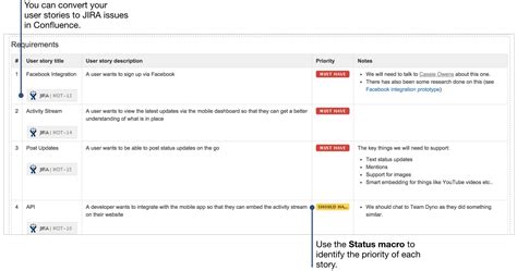 How To Document Product Requirements In Confluence Confluence Data