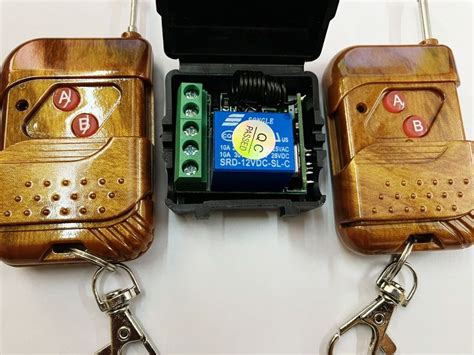 Universal Single Relay Wireless Remote Control Switch For Garage Window