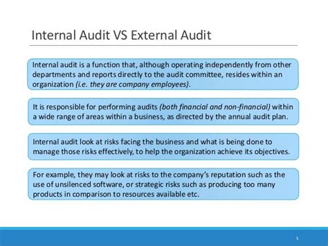 The Role Of Internal Audit