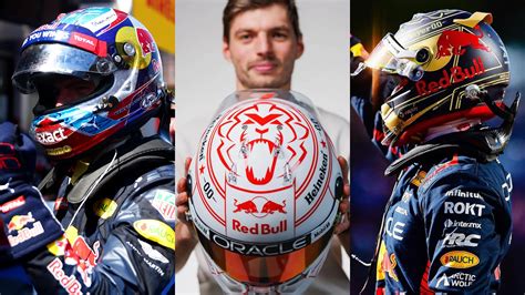 10 Of Max Verstappens Best Helmet Designs A Decade On From His First