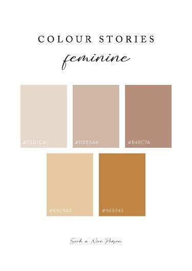 Feminine Colour Palette