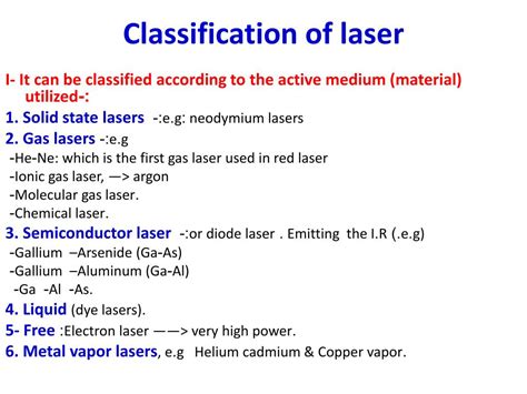 Ppt Laser Part 1 Powerpoint Presentation Free Download Id1586908