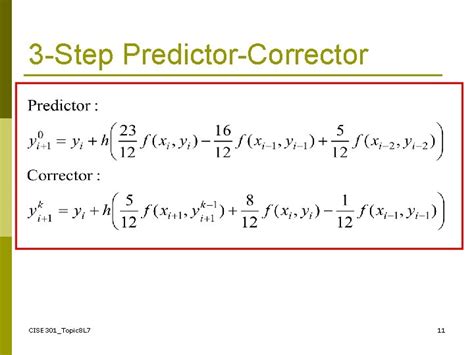Cise 301 Numerical Methods Topic 8 Ordinary Differential