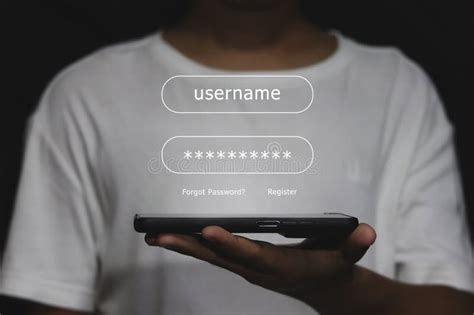 Login And Password Cyber Security Concept Data Protection And Secured