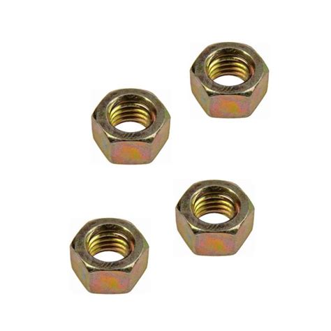 716 20 In Zinc Plated Grade 8 Hex Nuts 4 Pack