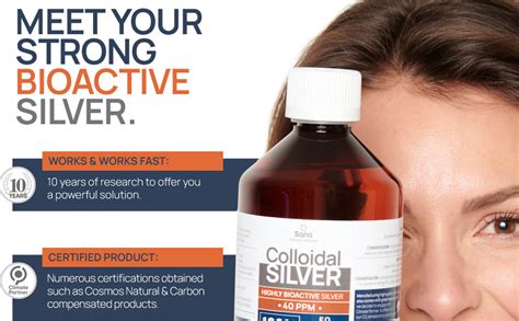 Colloidal Silver Liquid 32 Fl Oz 30 Ppm Bioactive