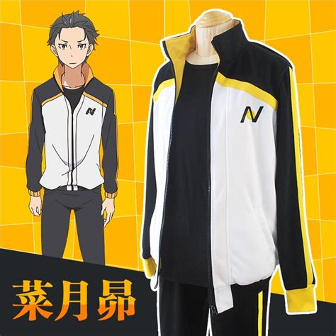 Re Zero Subaru Natsuki Cosplay Halloween Costume Subaru Natsuki