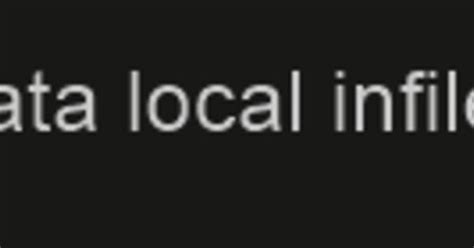 Mysql Load Data Local Infile Primary Key Imgur
