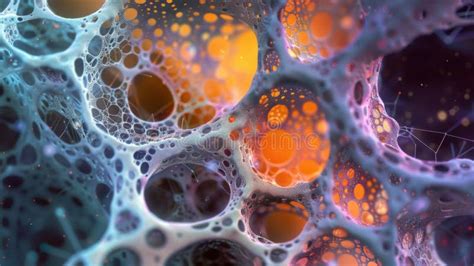 From A Birds Eye Perspective A Of Protozoa Cells Can Be Seen With Their Intricate Structures