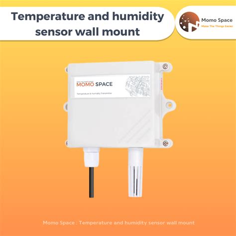 เซนเซอร์วัดอุณหภูมิและความชื้น แบบติดผนัง Temperature And Humidity Sensor Wall Mount Modbus Rtu