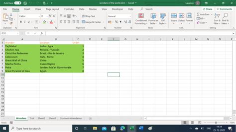 Selecting A Range With A Variable Row Or Column Number Vba And Vb Net Tutorials Education