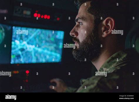 One Of The Series Of Photos Military Analyst Looking At Large Map