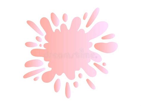 Colorful Splatter Abstract Shape Illustration Colorful Ink Spots