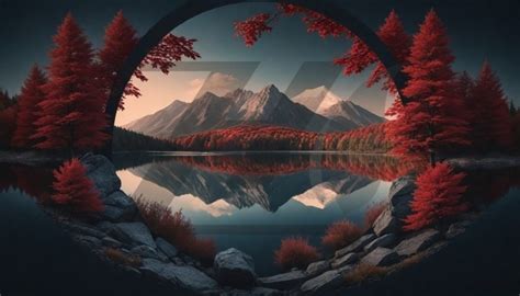 دانلود پس زمینه لپتاپ طرح کوه و دریاچه دانلود رایگان فایل لایه باز، Psd، وکتور، لوگو و موکاپ