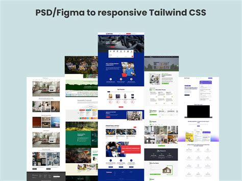 Psdxdfigma Design To Tailwind Css Tailwind Css Developer Upwork