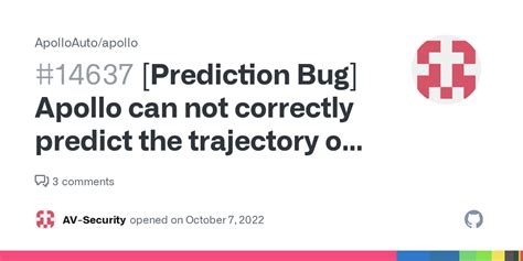 Prediction Bug Apollo Can Not Correctly Predict The Trajectory Of A