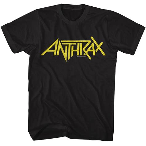 Anthrax Logo Black T Shirt