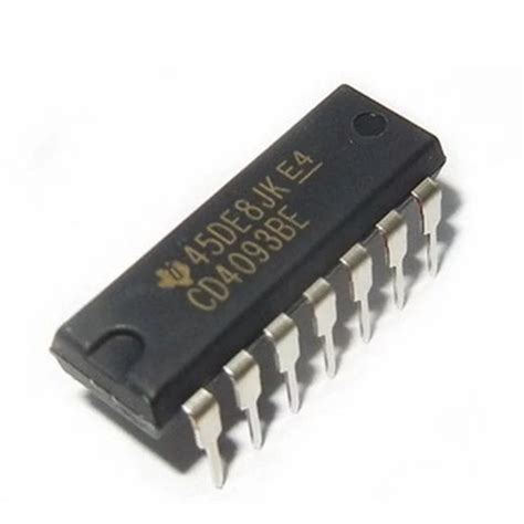 4093 Ic Quad 2 Input Nand Schmitt Trigger Mechatronx Electronics Store