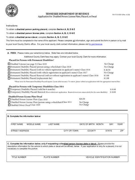 Application Disabled Person Placard Form Complete With Ease Airslate Signnow
