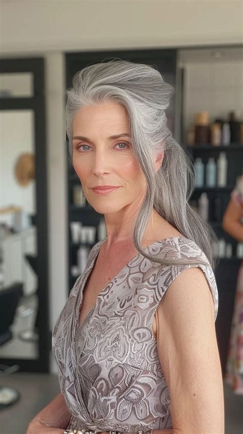 33 Gorgeous Gray Long Hairstyles That Are Redefining Glamour In 2024