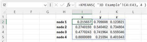 K Means Clustering Excel Lambda Function Stack Overflow