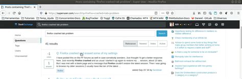 Firefox Opening Blank Crashed Tabs In Ubuntu Super User