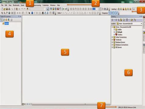 การใช้โปรแกรม Arcmap 1 การแนะนำโปรแกรม Arcmap
