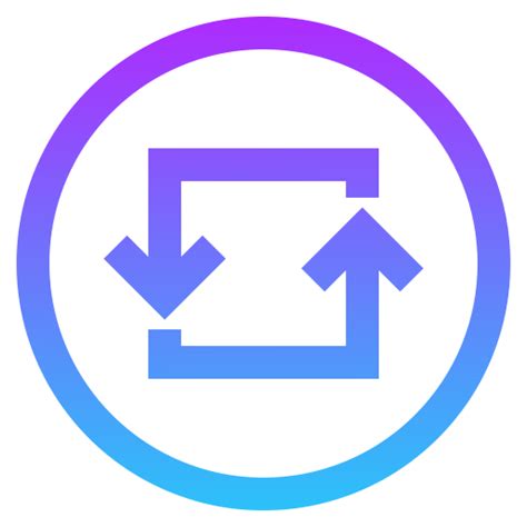 loop arrow generic gradient icon