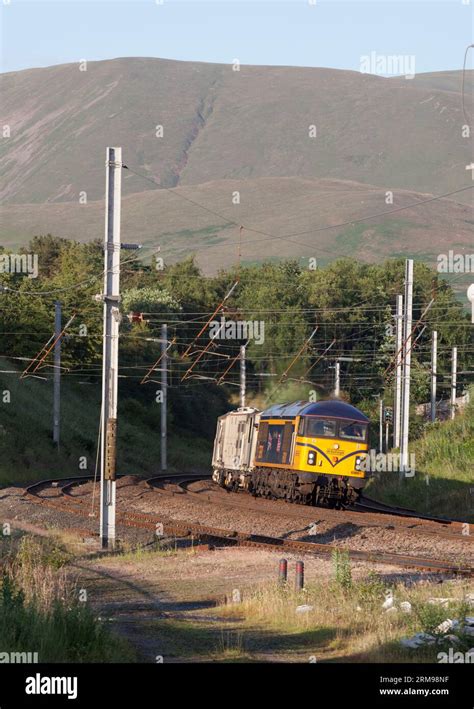 Gb Railfreight Class 69 Diesel Locomotive 69001 On The West Coast