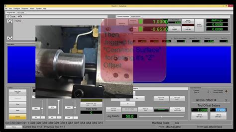 Lathe Tool Offsets Mach4 Lathe Youtube
