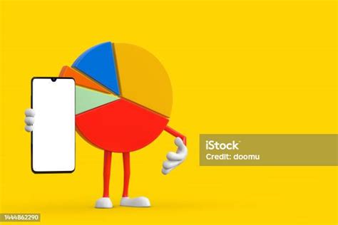 정보 그래픽 비즈니스 파이 차트 캐릭터 사람과 디자인을 위한 빈 화면이 있는 현대 휴대폰 3d 렌더링 0명에 대한 스톡 사진 및 기타 이미지 Istock