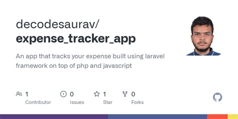 github decodesaurav expense tracker app an app that tracks your