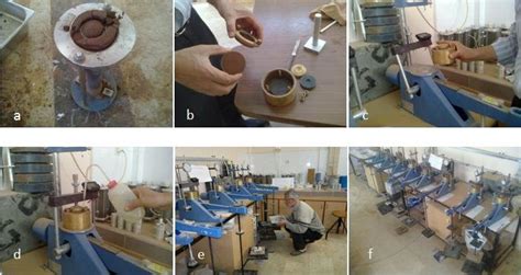 9 A By Using Oedometer Machine Ring A Sample Is Gently Taken From The Download Scientific